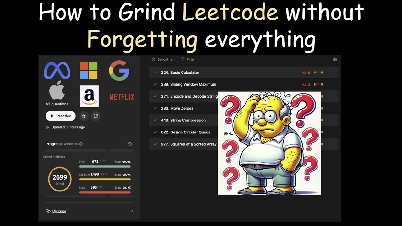 How to grind leetcode without forgetting | Retain what you learn