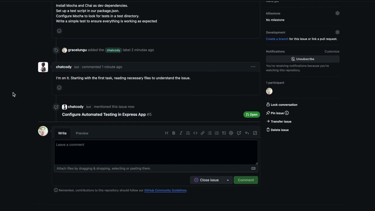 Chatcody | How to get started | GPT-4 in your Github repositories
