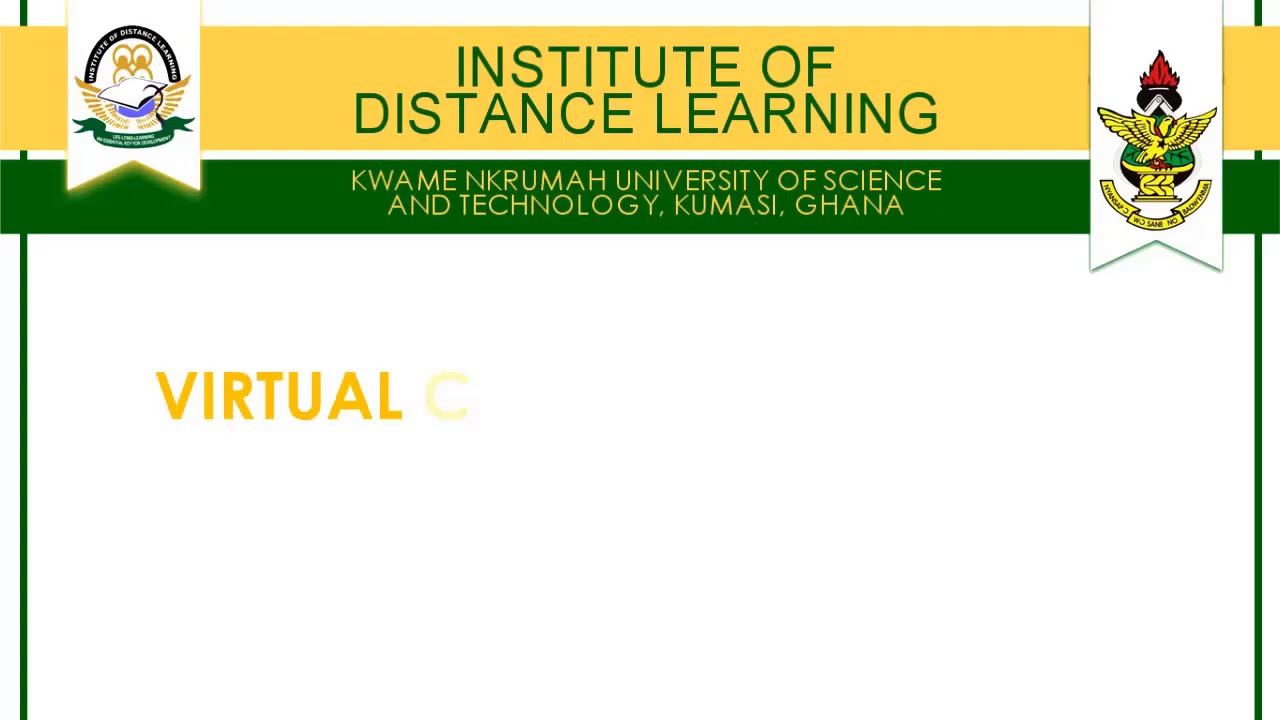 How to use the #KNUST Virtual Classrom (V class)