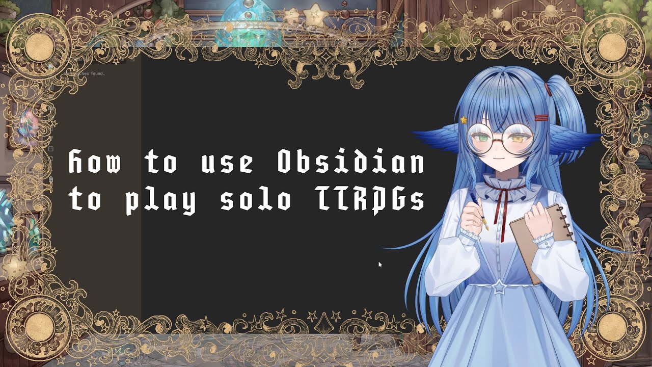 how to play solo TTRPGs in Obsidian! #solorpg #solottrpg