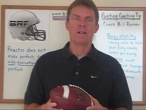 How to Punt a Football - Coaching Consistency: Being a Consistent Punter - It's NOT the Ball Drop