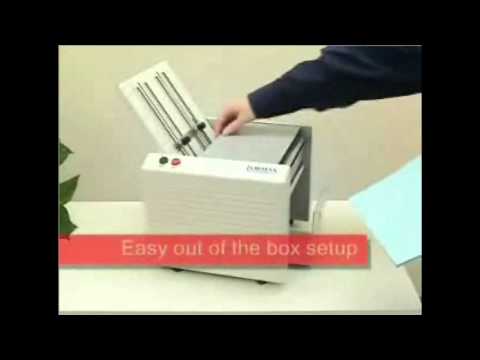 Formax FD 312 Office Dekstop Paper Folding Machine Demo Video FD-312