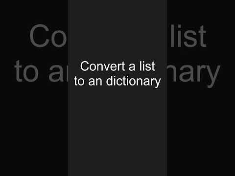 How to: Convert a list to an dictionary in c#