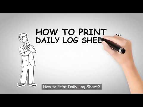 DL0606 - Daily Log Sheet