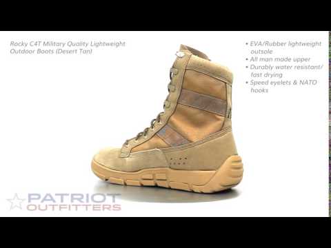 Rocky C4T Trainer Military Duty Boots (Desert Tan)