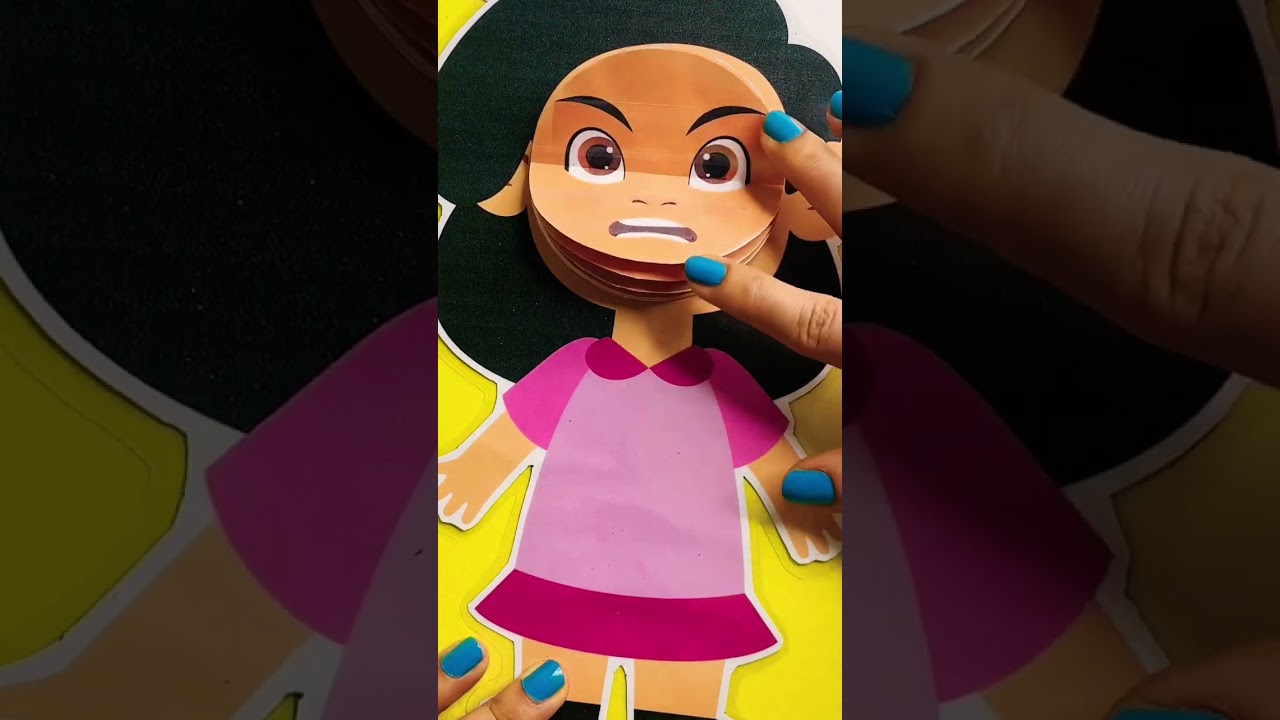 Facial Expressions Paper Craft #shorts