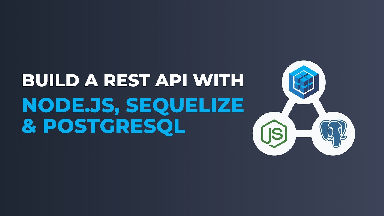 REST API with Node.js, Sequelize and PostgreSQL.