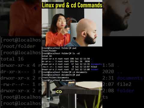 Linux pwd & cd Commands | #Linux #Unix #shorts