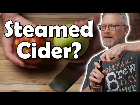 We STEAMED Apples to Make Alcohol: Hard Cider from Whole Apples