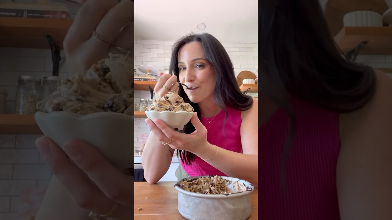 Coffee Cookie Dough Ice Cream! 🍦