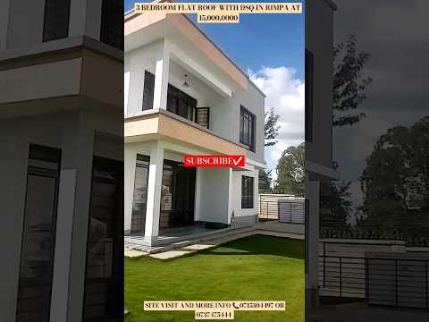 INSIDE A 15,000,000 3 Bedroom Flat Roof With DSQ Sitting On An ⅛ Piece Of Land In RIMPA