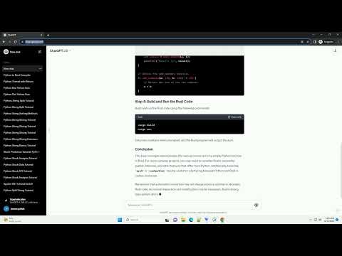 python to rust converter