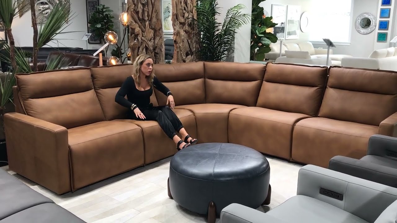 ADELL Power Sectional | Leather Italia USA | High Point Oct. 2024