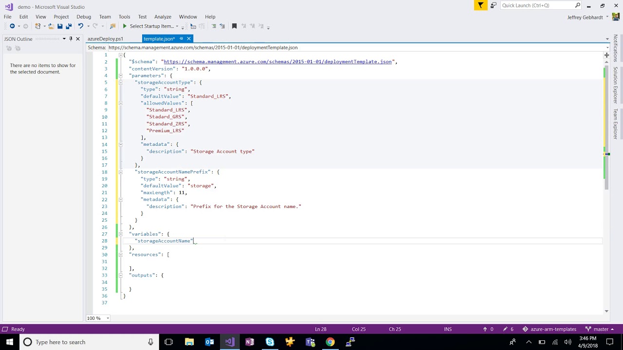 Deploy an Azure ARM Template with PowerShell