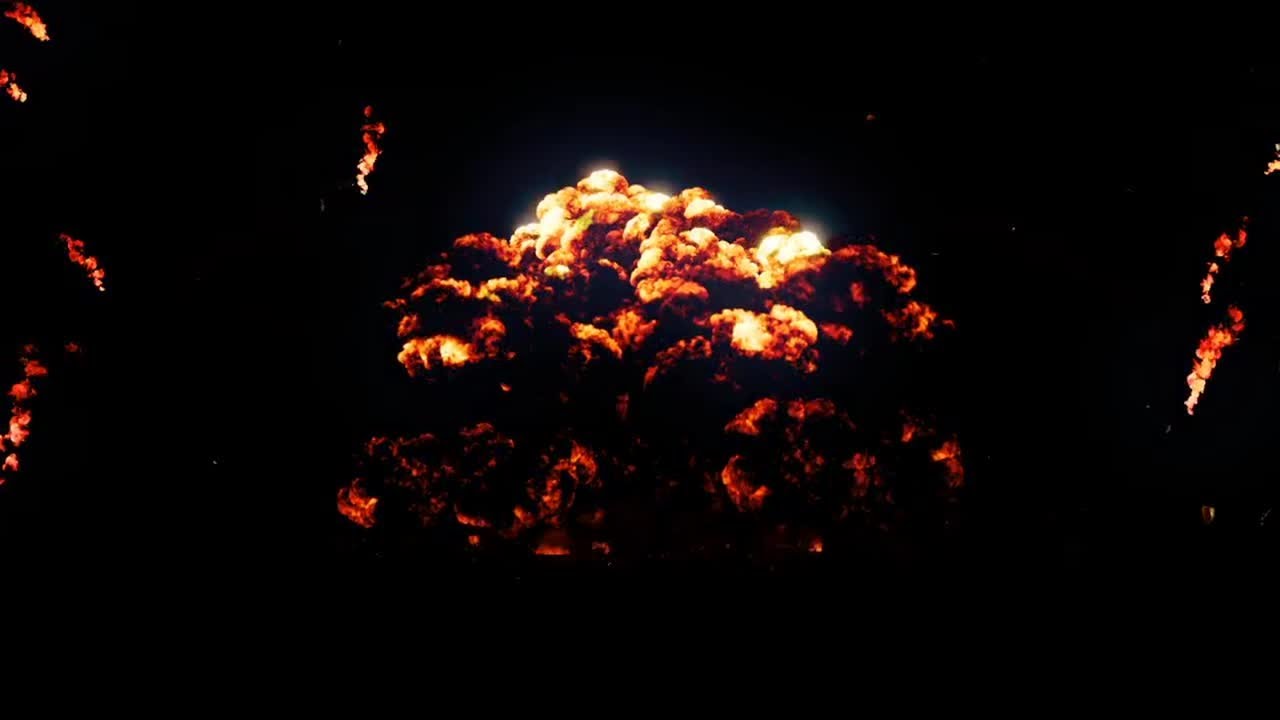 Realistic Explosion Motion Graphics
