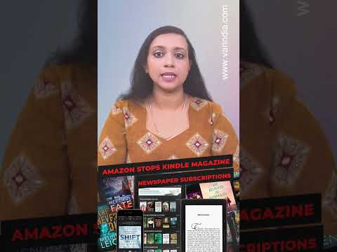 Amazon stops Kindle magazine, newspaper subscriptions #shortsvideo