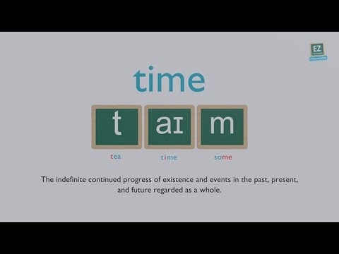 How to pronounce time ?