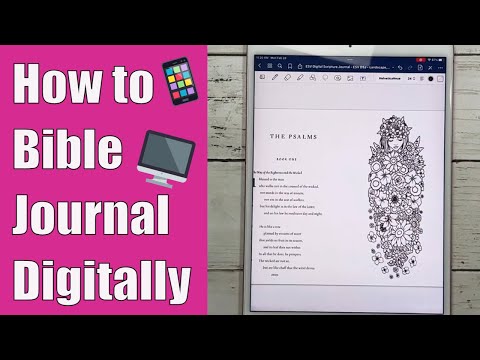 How to Begin Digital Bible Journaling Using .PNG Files - Bible Journaling Digitally
