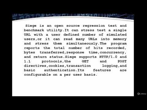 Video 59: siege Dos Attack Tool in Kali Linux | Stress Testing