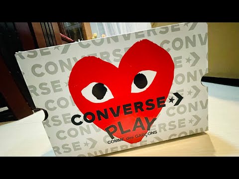 Unboxing Converse Play CDG Comme des Garcons