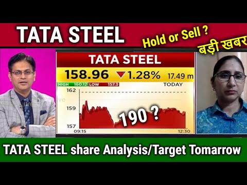 TATA STEEL share news today,future kya hai,Hold or sell ? tata steel share analysis,target Tomorrow