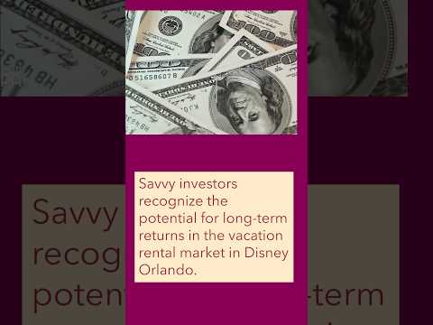 Why investors are choosing vacation rentals near Disney #realestate #vacationrental #airbnb