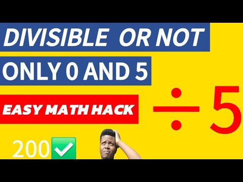"Does It End in 0 or 5? Then It's Divisible by 5!"