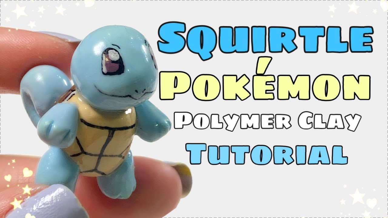 Squirtle Pokemon - [Polymer Clay Tutorial]