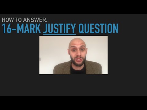 16-Mark Justify Question - How to answer..GCSE Geography Edexcel B