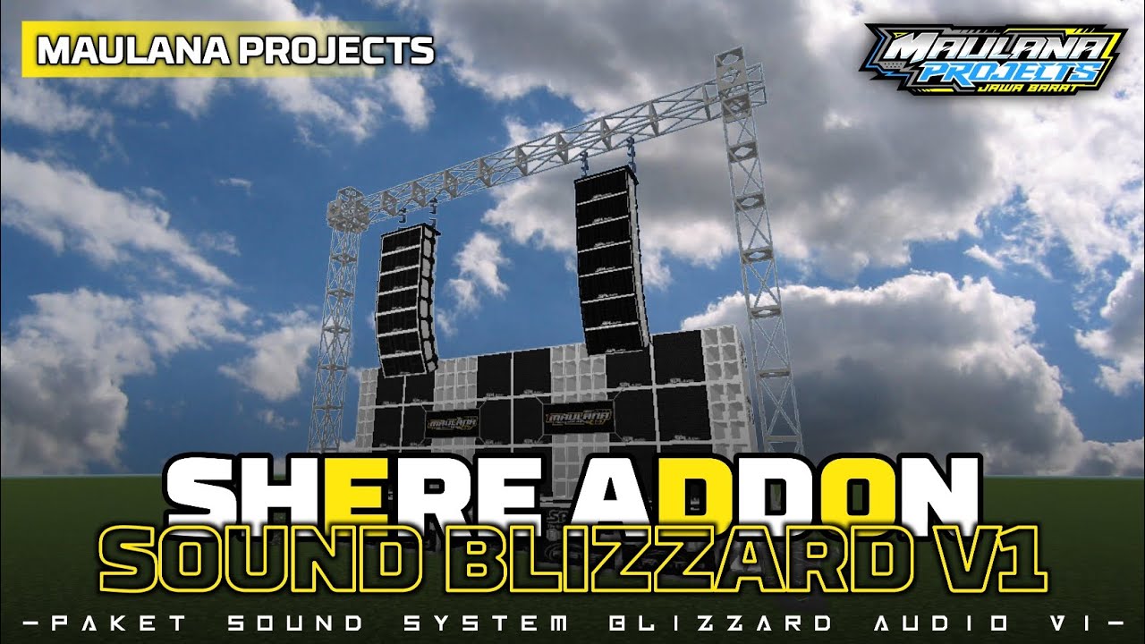 SHERE ADDON SOUND SYSTEM BLIZZARD AUDIO V1||MOD MINECRAFT 3D