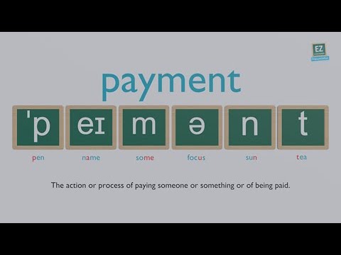 How to pronounce payment ?