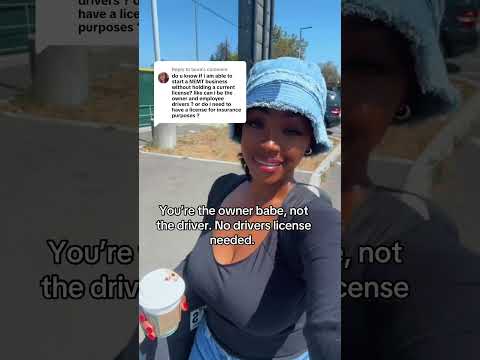 Is a drivers license required to be the owner of NEMT business?