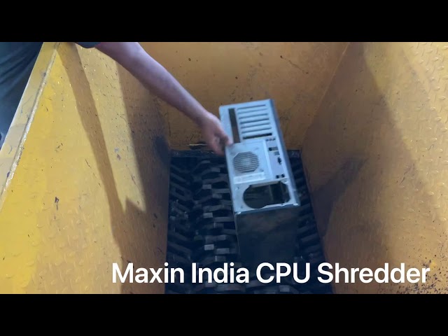 E Waste Shredder - Dual Shaft Laptop Shredder Manufacturer from Coimbatore