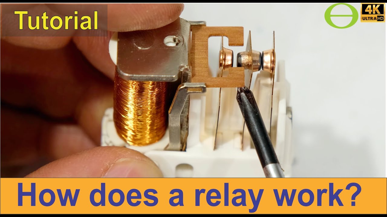 How does an electromechanical relay work?