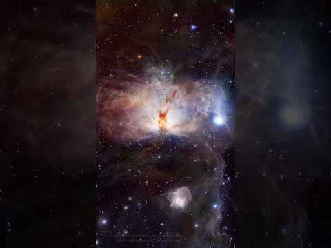 Flame Nebula: VISTA’s Stunning Infrared View of Orion’s Star Factory