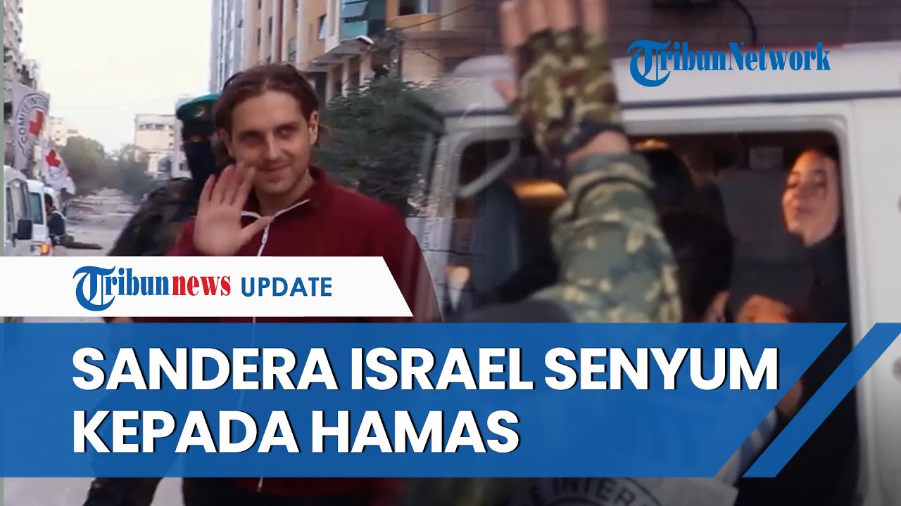 Momen Perpisahan Sandera Israel dengan Hamas, Tersenyum hingga ... Momen Perpisahan Sandera Israel dengan Hamas, Tersenyum hingga ...