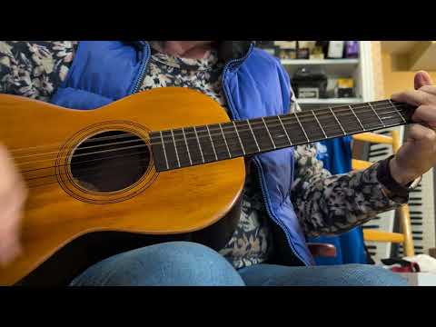 J. Howard Foote The Prize by Joseph Bini 1870s Solid 12- Fret | Reverb