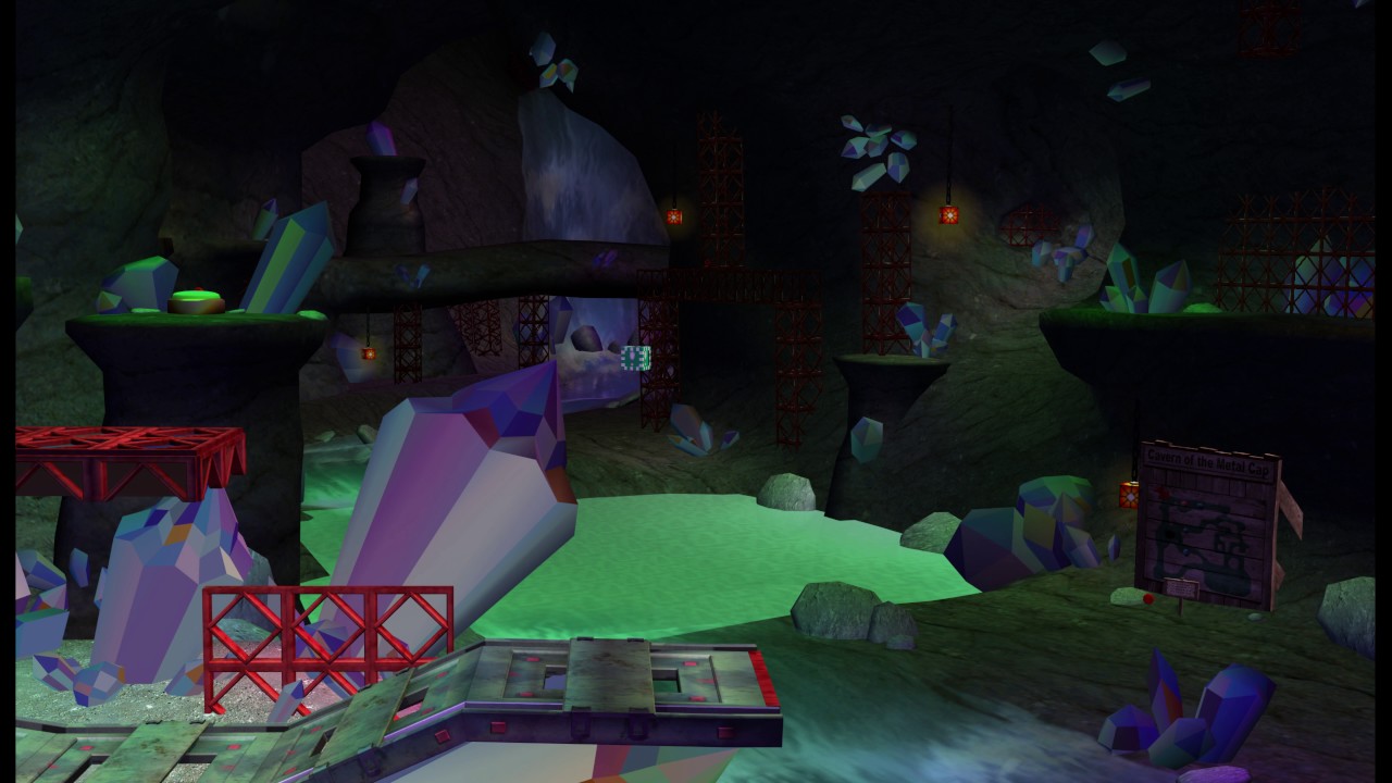 VGW: Super Mario 64 Cave 4K Video Wallpaper