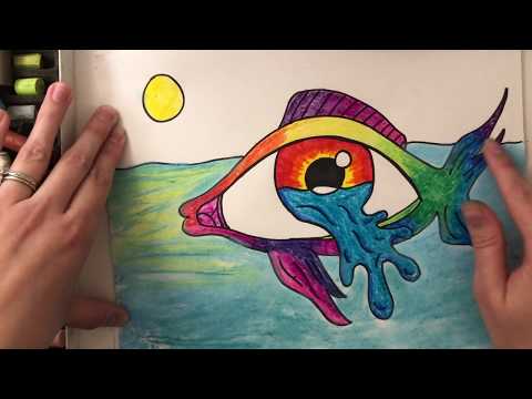Surreal Eye Drawing