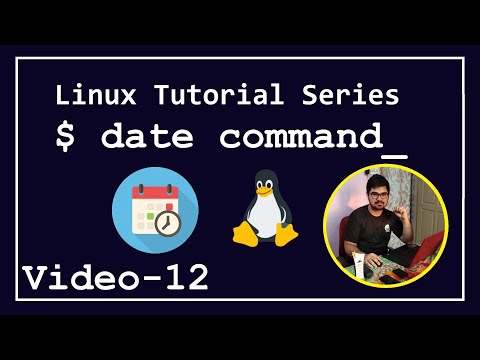 #12 - Linux Tutorial Series - $ date command in Linux | AJ Media