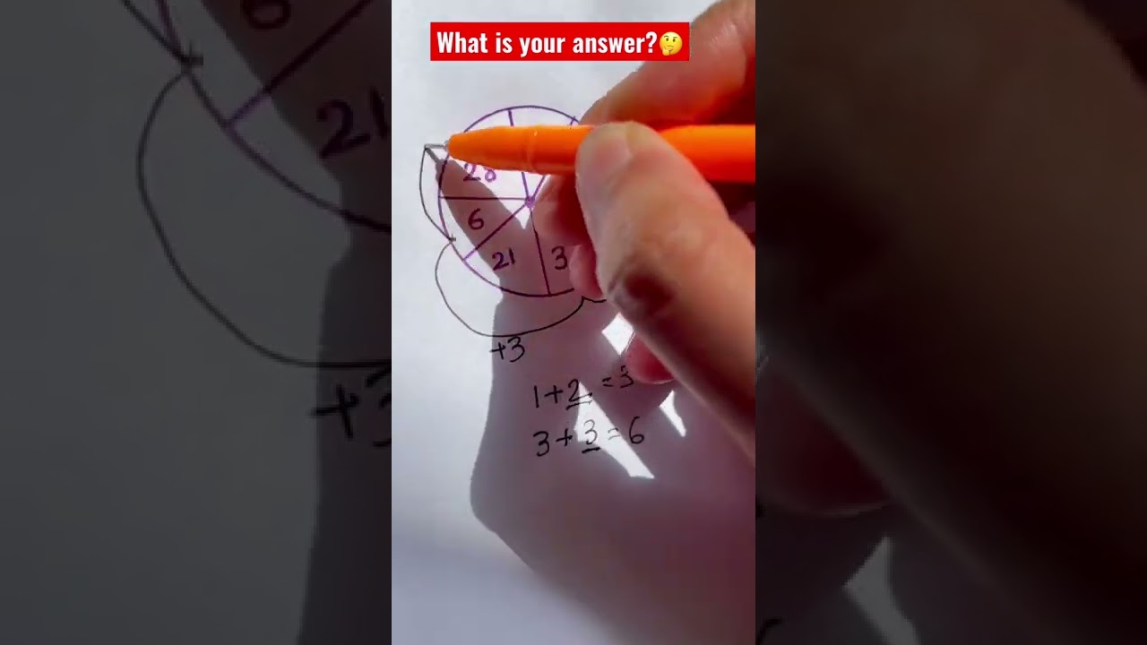 Can you find the missing number? #math #youtube #mathtrick #shorts #genius #riddles #challenge
