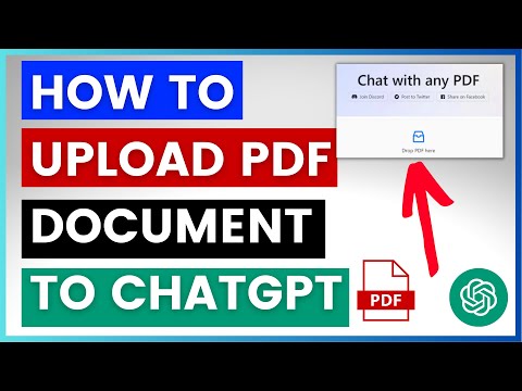 How To Upload A PDF Document To ChatGPT?