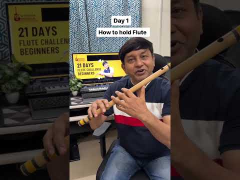 Day 1 How to hold Flute Flute Learning Challenge |G Synth Musica | Milind sir |