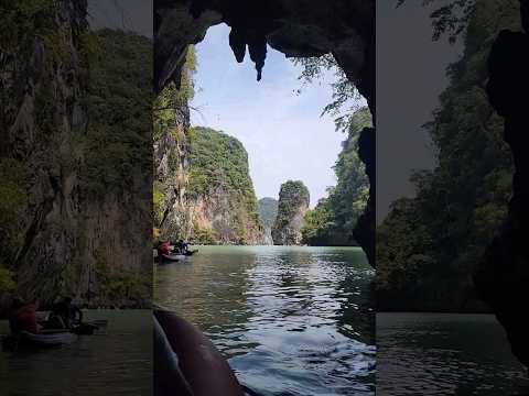 Thailand Kayaking Phang Nga Bay - Phuket Tour!! #travel #phuket #thailand #kayaking #thai