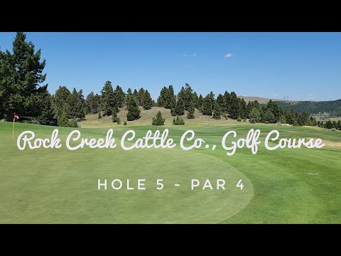 Hole 5 - Par 4 @ Rock Creek Cattle Co., Golf Course