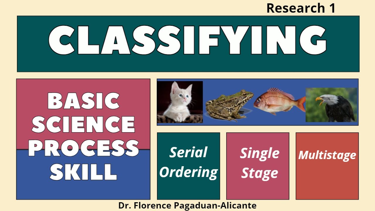 Classifying as a Basic Science Process Skill