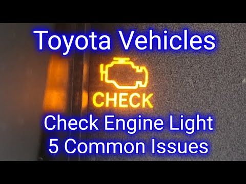 Toyota Corolla Check Engine Light 5 Common Issues