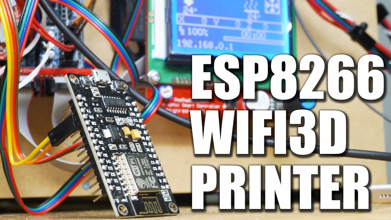 Add Wifi to your 3D Printer- RAMPS - Marlin - Luc ESP3D