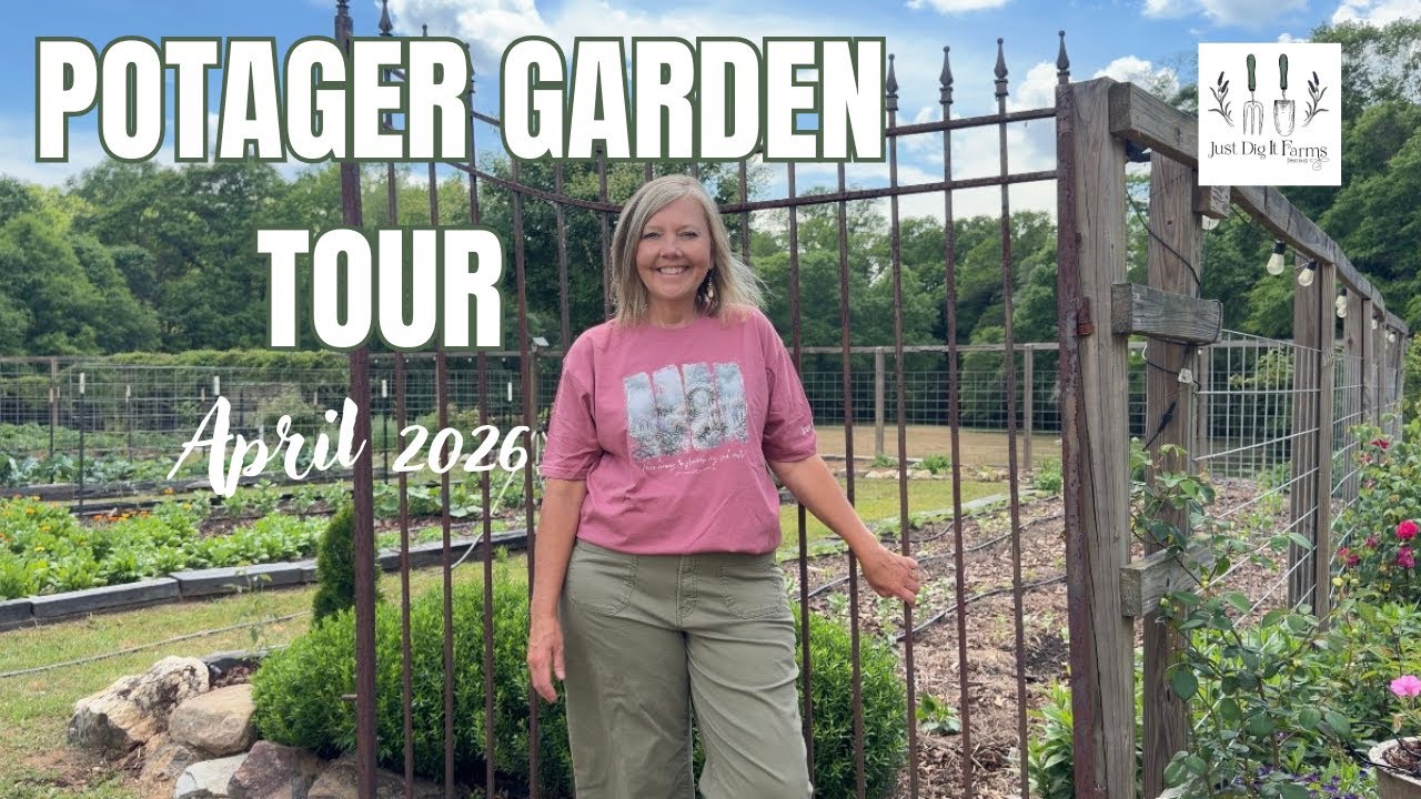 Potager Garden Tour April 2026