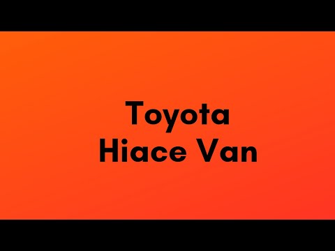 Delivery 1 Ton Hiace Van Hire Cairns